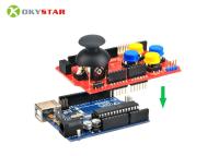 China Red Game Joystick Shield V1.A Expansion Arduino Controller Board For Electronic Robotics Project for sale