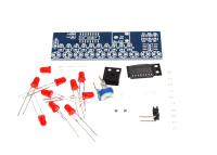China NE555+CD4017 Light Water Flowing Light LED Module Kit For DIY Electronic Project for sale