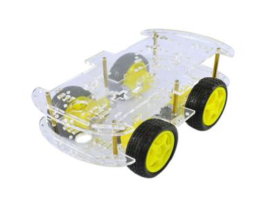 China 4WD DIY Smart Robot Electroic Car Chassis Kit For School Robotics Engineering Project for sale