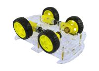 China 4WD DIY Smart Robot Electroic Car Chassis Kit For School Robotics Engineering Project for sale