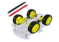 China 4WD DIY Smart Robot Electroic Car Chassis Kit For School Robotics Engineering Project for sale