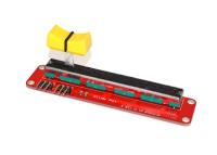 China Red 10K Linear Slide Potentiometer Arduino Uno Module Equipment Dual Output for sale