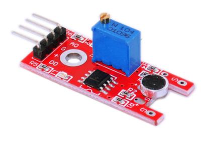 China High Sensitivity Arduino Sound Detection Module , Arduino Microphone Module PCB Material for sale