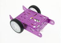 China Colorful Aluminum Alloy Arduino Car Robot Electric Car Kit 120mAh DC 6V for sale