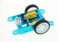 China Colorful Aluminum Alloy Arduino Car Robot Electric Car Kit 120mAh DC 6V for sale