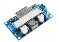 China 100W DC - DC Step Up Boost Converter Module Heat Sink And LED Voltmeter for sale