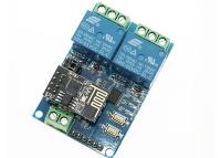 China ESP8266 5V Dual WiFi Relay Module , IOT Smart Phone App Controlled Relay for sale