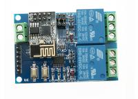 China ESP8266 5V Dual WiFi Relay Module , IOT Smart Phone App Controlled Relay for sale