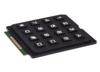 China Black Arduino 4x4 Matrix Keyboard Module With 16 Button Design , 6.8*6.6*1.0cm Size for sale