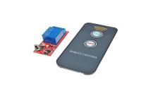 China 1 Channel Remote Controllor Arduino Relay Module , Self Lock Switch Relay Board Wireless IR Control 12V for sale