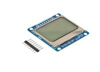 China 5110 Lcd Display Module With White And Blue Backlight Adapter PCB 84X48 84*48 for sale