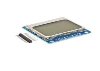 China 5110 Lcd Display Module With White And Blue Backlight Adapter PCB 84X48 84*48 for sale