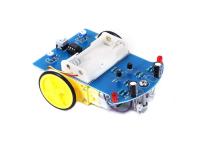 China D2 - 1 Intelligent Arduino Car Robot , Yellow / Bule Arduino Robot Car Kit for sale