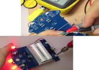 China D2 - 1 Intelligent Arduino Car Robot , Yellow / Bule Arduino Robot Car Kit for sale
