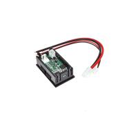 China DC 7V - 100V Electronic Components Digital LED Voltmeter Amperemeter 10A / 50A / 100A for sale