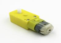 China Yellow DC Gear Motor 3V - 6V For Intelligent Car TT Robot Bi - Directions Rotation for sale
