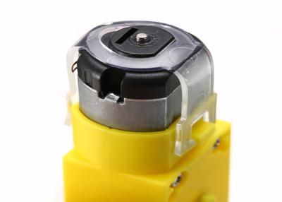 China Yellow DC Gear Motor 3V - 6V For Intelligent Car TT Robot Bi - Directions Rotation for sale