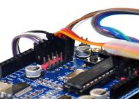 China Ultrasonic Obstacle Arduino Smart Robot Car Avoidance Chassis PCB Material for sale