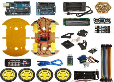China Intelligent Bluetooth Tracking Obstacle Avoidance Robot Smart Car with LCD for sale