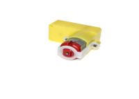 China Yellow 90 º Gear Reduction Motor 7 x 2.2 x 1.8cm For Smart Car DIY Projects for sale