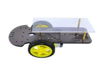 China 2 Layer Line Tracing Arduino Car Robot , Two Wheel Drive Smart Car Kits for sale