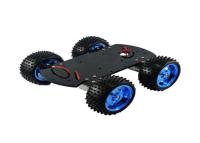 China 4WD All - Metal Motor Smart Car Chassis High Torque 120mAh Current for sale