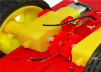 China Two Wheel Drive Arduino Car Robot Multi - Hole With Red / Yellow Color for sale