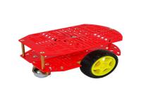 China Two Wheel Drive Arduino Car Robot Multi - Hole With Red / Yellow Color for sale