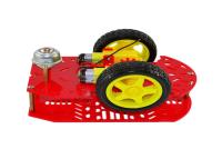 China Two Wheel Drive Arduino Car Robot Multi - Hole With Red / Yellow Color for sale