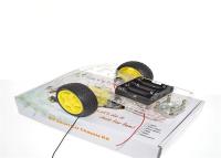 China 2WD Line Tracing Smart Car Chassis With Speed Encoder Strong Magnetism Motor for sale