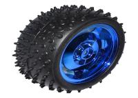 China 4WD Four Wheel Arduino Smart Car Robot Black Aluminum Alloy Cross - Country Line for sale