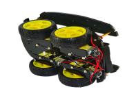 China 2 Layer 4WD Arduino Car Robot , Smart Car Chassis Four Wheel Drive for sale