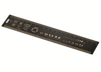 China PCB 20CM Ruler Soldering Measuring Tool For Electronic Component Surface Mount Black Color for sale