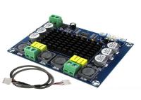 China Blue Color Dual-Channel digital audio Power amplifier board classD XH-M543 TPA3116D2 120W*2 for sale