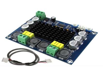 China Blue Color Dual-Channel digital audio Power amplifier board classD XH-M543 TPA3116D2 120W*2 for sale