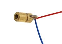 China DC 5V Electronic Components , 650nm Laser Diode Module With Red Copper Head Tube for sale