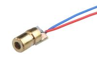 China DC 5V Electronic Components , 650nm Laser Diode Module With Red Copper Head Tube for sale