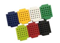 China 25 Tie Point Breadboard Solderless Single Layer For DIY Project 20 * 15 * 12mm for sale
