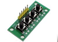 China 4 Push Buttons Matrix Keypad Module PCB Material For DIY Project OKY3530-1 for sale