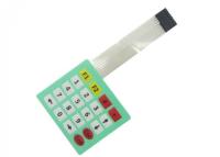 China 75 * 85mm Panel Membrane Matrix Keypad 18CM Length With 24 Months Warranty for sale