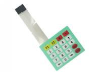 China 75 * 85mm Panel Membrane Matrix Keypad 18CM Length With 24 Months Warranty for sale