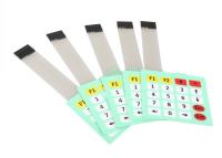 China 75 * 85mm Panel Membrane Matrix Keypad 18CM Length With 24 Months Warranty for sale