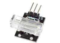 China PCB Material Digital LED Knock Sensor Module Black Color For DIY Project for sale