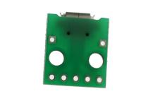 China 2.54mm Pin Arduino Sensor Module Micro USB To Dip Female Socket B Type With Soldering Adapter Board for sale