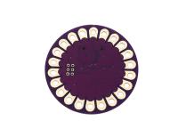 China Lily Pad Main Arduino Controller Board 328 ATmega328P 16M 2-5V Purple Color for sale