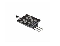 China Analog Temperature Arduino Sensor Module NTC Thermistor 3 Pin Black Color DC 5V for sale
