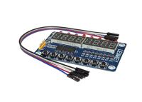 China 0.24A Digital LED Tube Arduino Development Board TM1638 8 Bit LED Display Module for sale