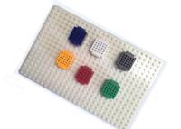 China Solderless Super Mini Electronic Breadboard 25 Tie Points Colorful ABS Plastic for sale