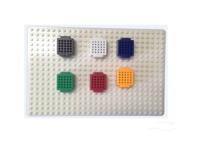 China Solderless Super Mini Electronic Breadboard 25 Tie Points Colorful ABS Plastic for sale