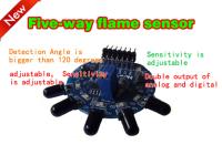 China Flame Sensor , Five Ways Flame Sensor module for Arduino For RC Car / Robotics for sale